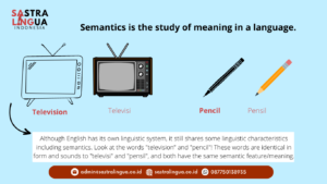 Syntax and Semantic Differences between English and Indonesian - Sastra Lingua Indonesia